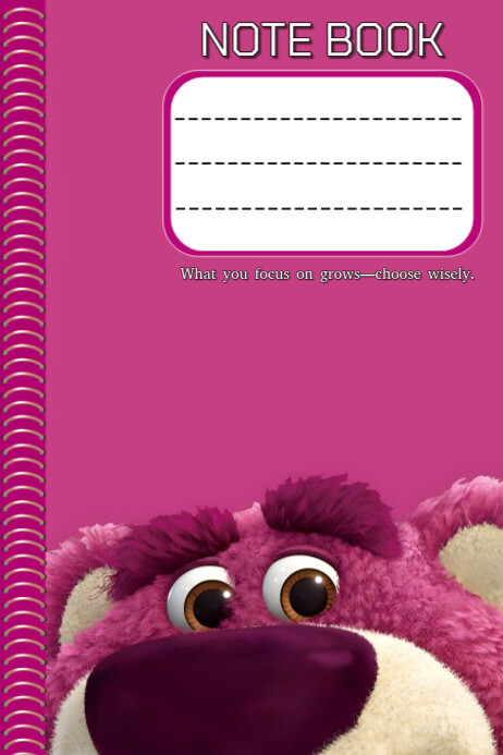 Pink Joyful Hardcover Notebook Journal Kindle Paperback Poster Template ...