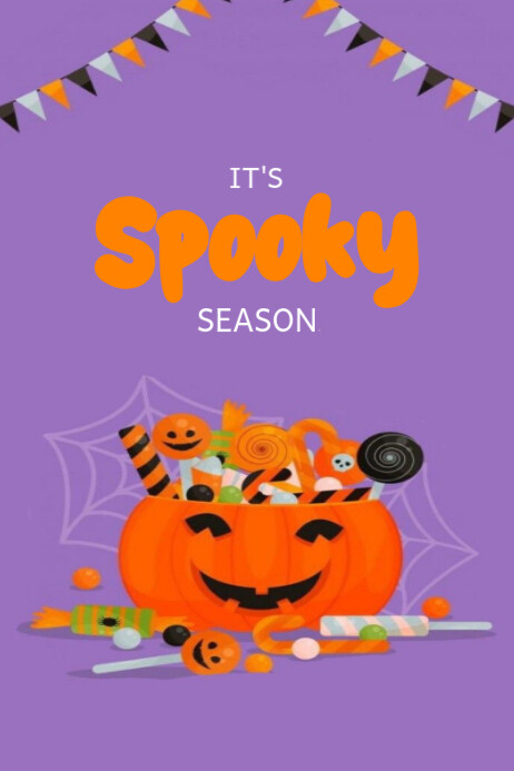 Copy of Pink Joyful It's Spooky Season Poster | PosterMyWall