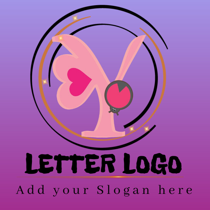 Copy of Pink Letter Logo | PosterMyWall