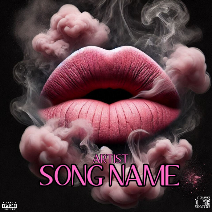 Copy of Pink Lips Song Mixtape Album Cover | PosterMyWall