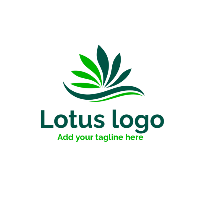 Pink Lotus Logo Logo Template | PosterMyWall