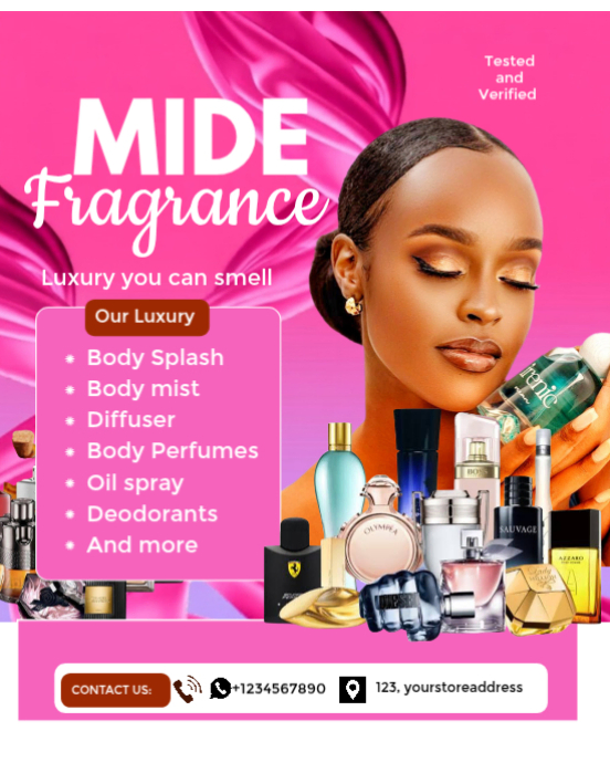 Luxury Fragrance Promotion Template | PosterMyWall