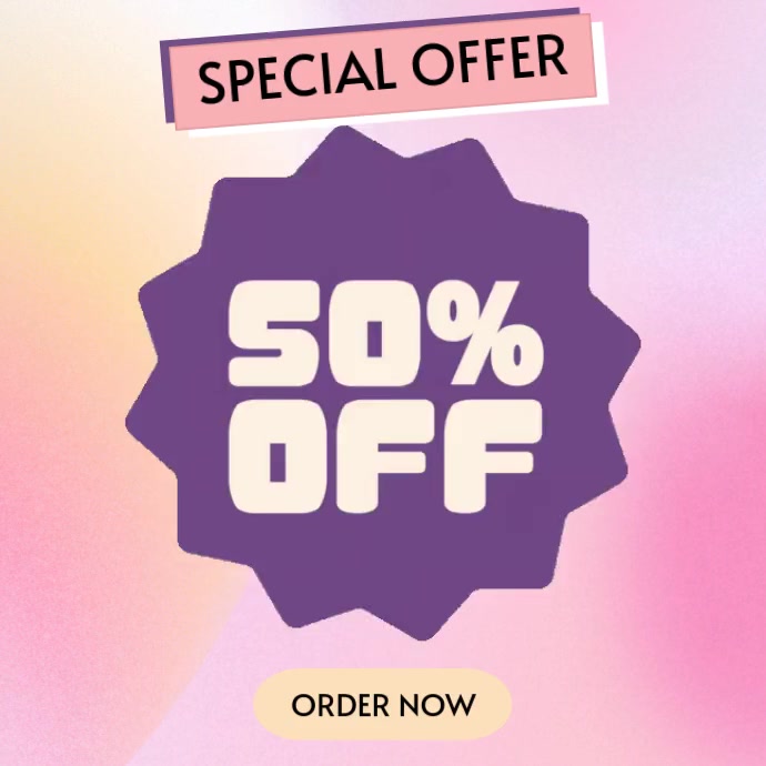 Plantilla de Pink Maksimalis Special Offer Pos Instagram | PosterMyWall