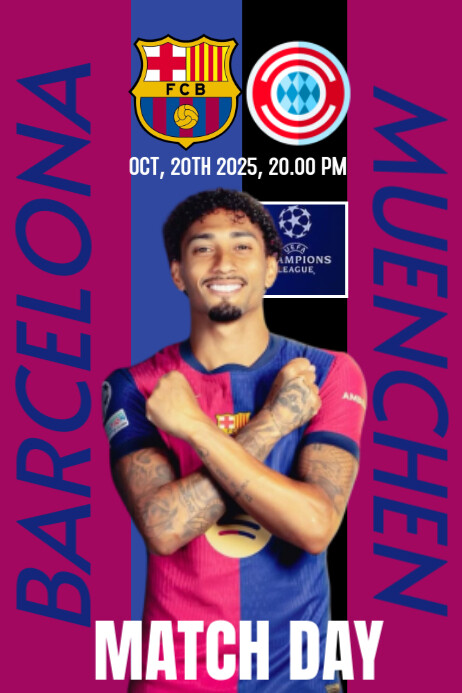 Pink Match Day Soccer Poster Template | PosterMyWall