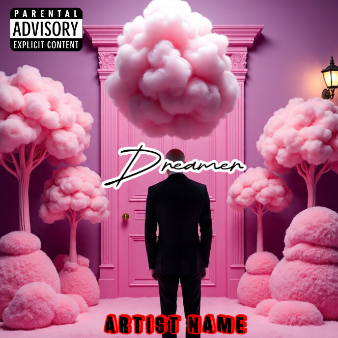 Pink Maximalist Album Cover Template | PosterMyWall