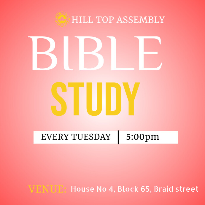 Modèle Pink Maximalist Bible Study Instagram Post | PosterMyWall