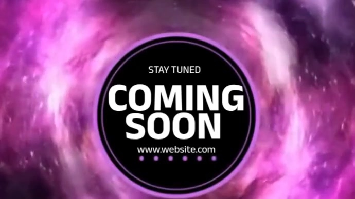 Plantilla de Pink Maximalist Business Promotion Video Event Coming Soon ...