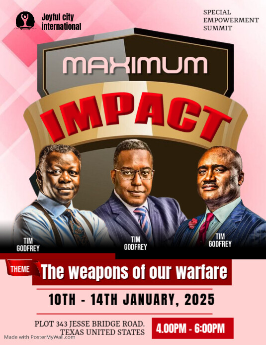 Pink Maximalist Church Flyer (us Letter) Template | PosterMyWall