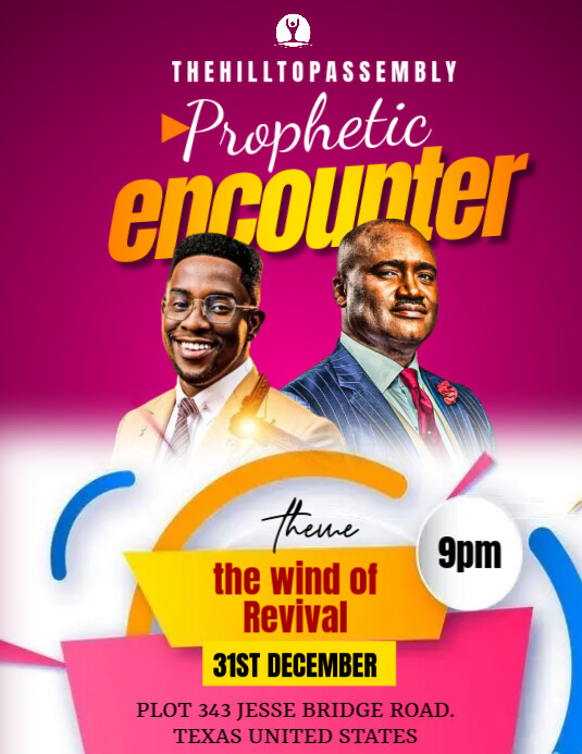 Pink Maximalist Church Flyer (us Letter) Template | PosterMyWall