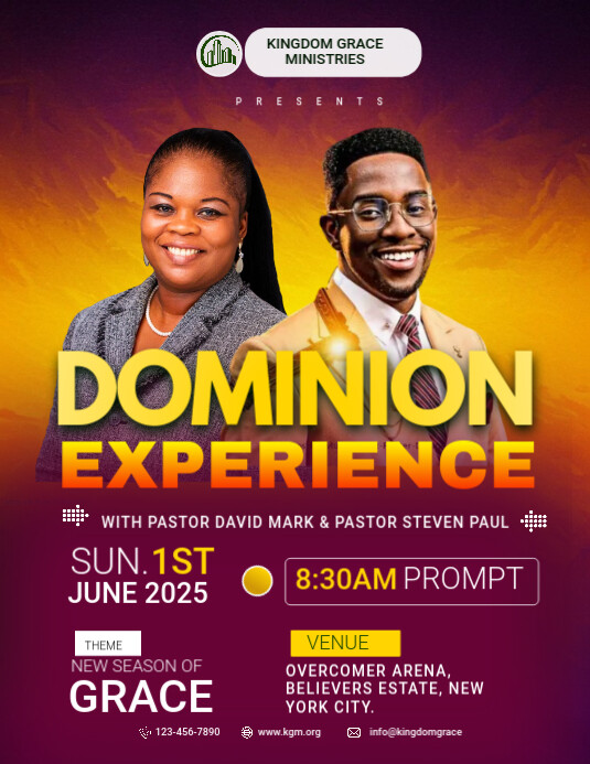 Pink Maximalist Church Flyer (us Letter) Template | PosterMyWall