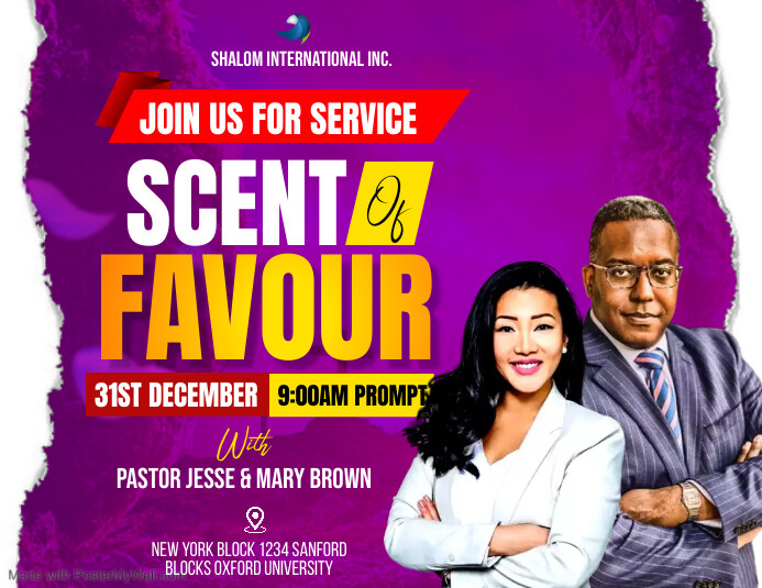 Pink Maximalist Church Flyer (us Letter) Template | PosterMyWall