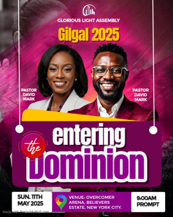 Pink Maximalist Church Flyers Instagram Portrait Template | PosterMyWall