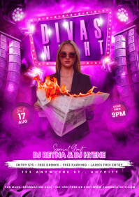 Divas night party poster Template | PosterMyWall