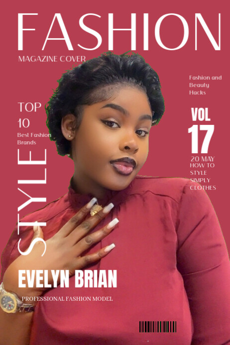 Copy of Pink Maximalist Fashion Magazine Cover Poster | PosterMyWall