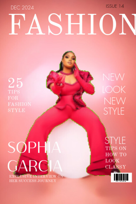 Copy of Pink Maximalist Magazine Cover Model Poster | PosterMyWall