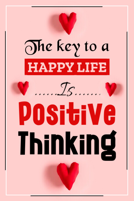 Plantilla de Pink Maximalist Positive Quotes Poster | PosterMyWall