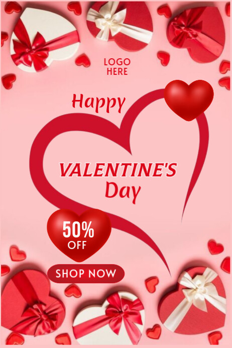 Pink Maximalist Red Poster Template | PosterMyWall