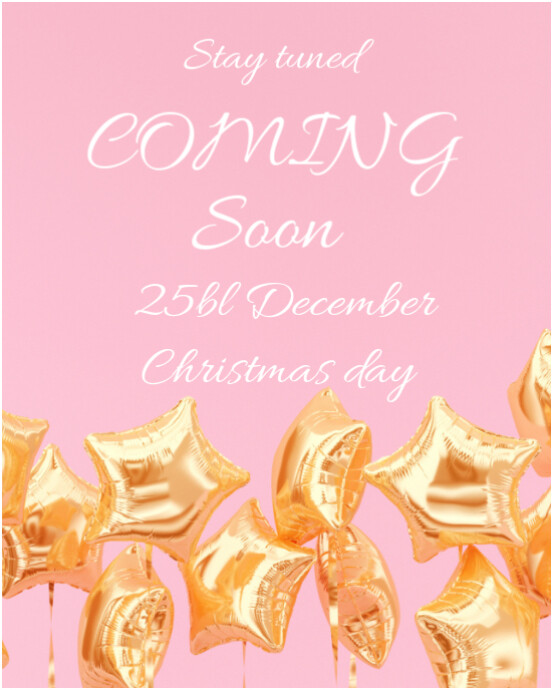 Pink Maximalist Stay Tuned Coming Soon Instagram Portrait Template ...