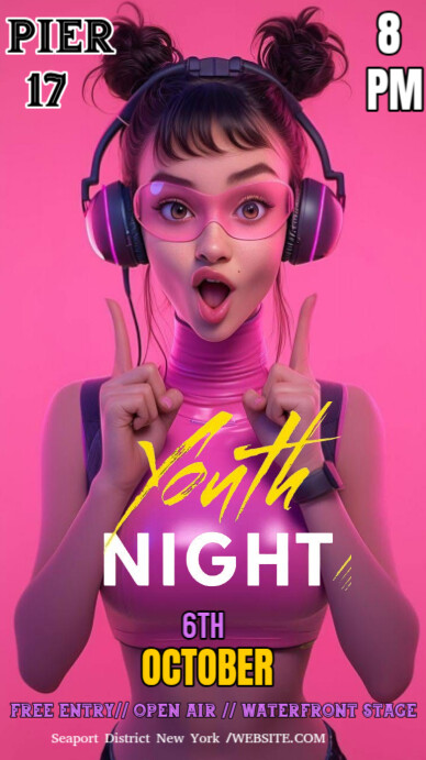Pink Maximalist The Poster Features A Digitally-rendered Image Titled ...