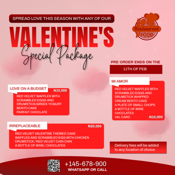 Pink Maximalist Valentine's Special Package Offer Instagram Story ...