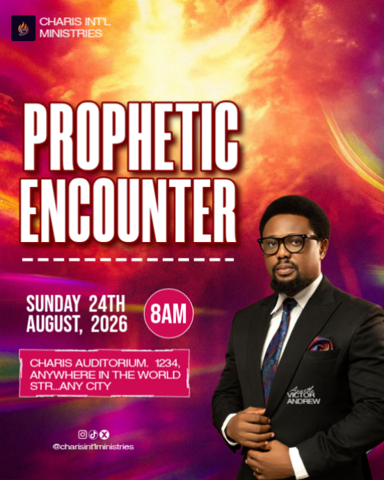 Copy of Pink Maximalist Vibrant Prophetic Encounter Church Service ...