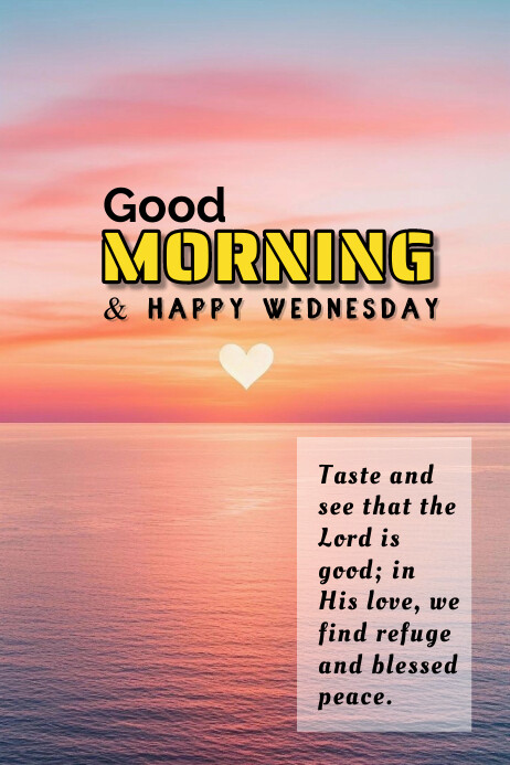 Pink Maximalist Wednesday Morning Banner 4' Template | PosterMyWall