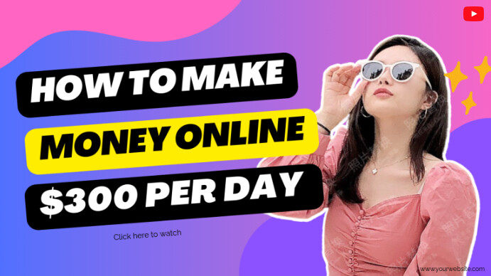 Pink Maximalist YouTube Thumbnail Template | PosterMyWall