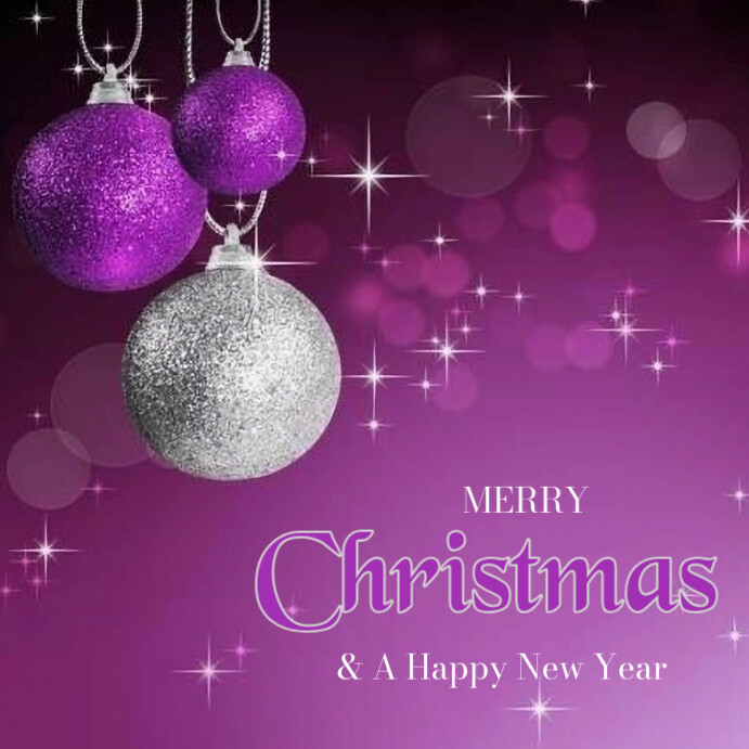 Pink Merry Christmas Instagram Post Template | PosterMyWall