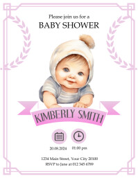 Baby Shower Event Flyer Template | PosterMyWall