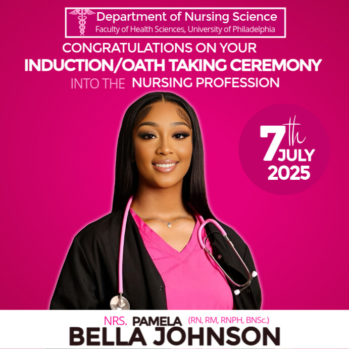 Copy of Pink Modern & Minimal Professional Induction Ceremony Instagram ...