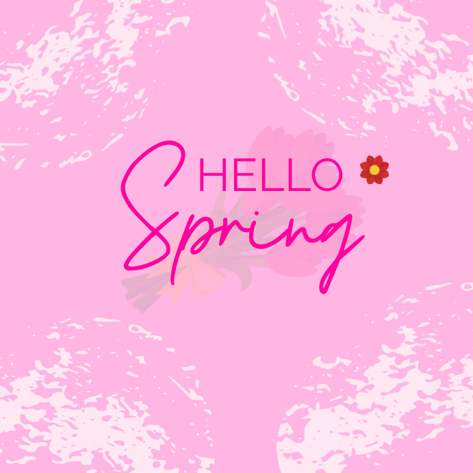 Copy of Pink Modern & Minimal Spring Instagram Post | PosterMyWall