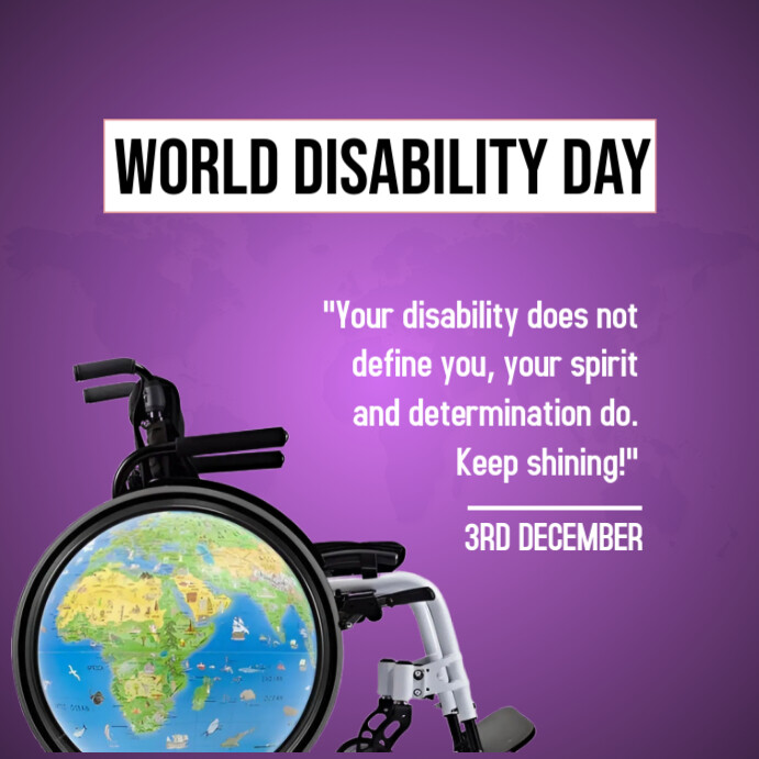 Pink Modern & Minimal World Disability Day Instagram Post Template ...
