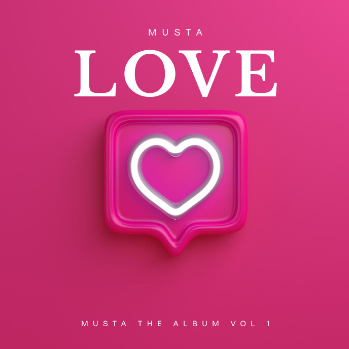 Copy of Pink Neon Album Cover | PosterMyWall