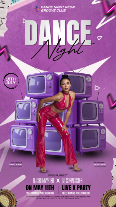 Dance Night Event Template | PosterMyWall