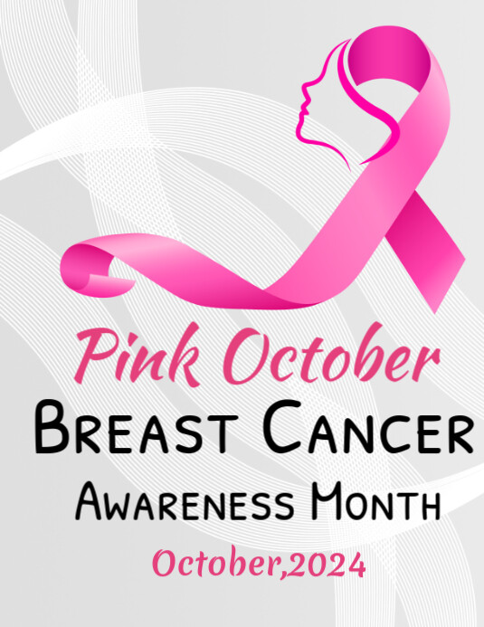 Copy of Pink October Breast Cancer Awareness Month 2024 | PosterMyWall