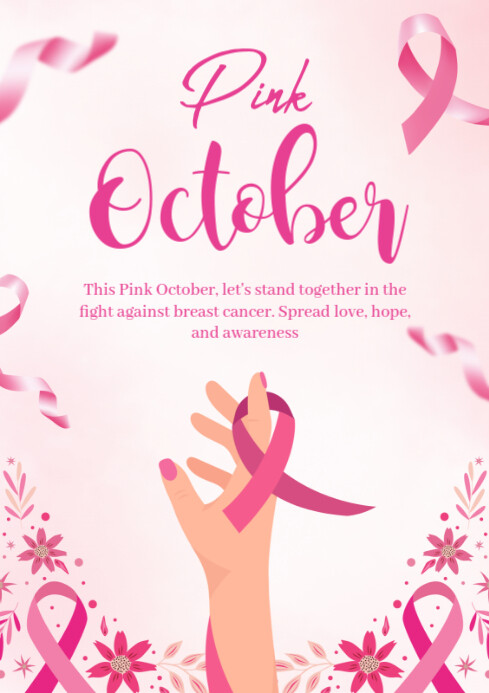 Pink October Template | PosterMyWall