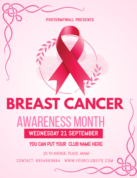 Plantilla de De Octubre Rosa | PosterMyWall