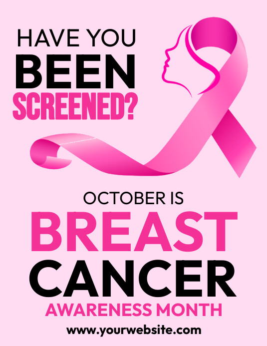 pink October poster Template | PosterMyWall