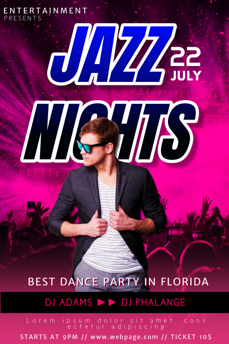 Pink Party Flyer Template (3) | PosterMyWall