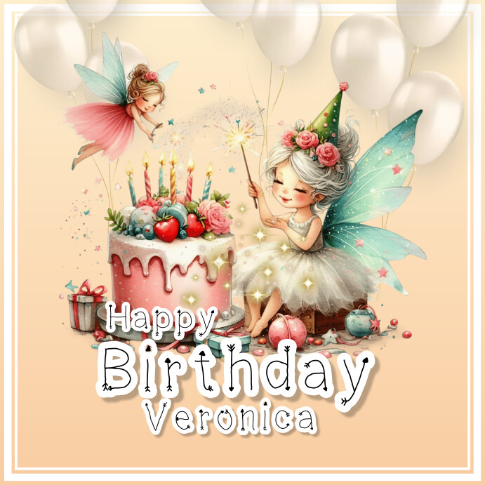 Plantilla de Pink Pastel Fairytail Instagram Post happy bi | PosterMyWall