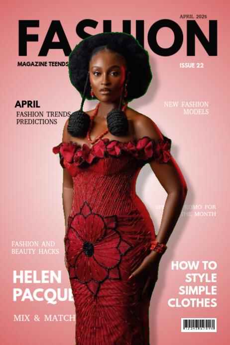 Copy of Pink Pastel Fashion Magazine Model Poster | PosterMyWall