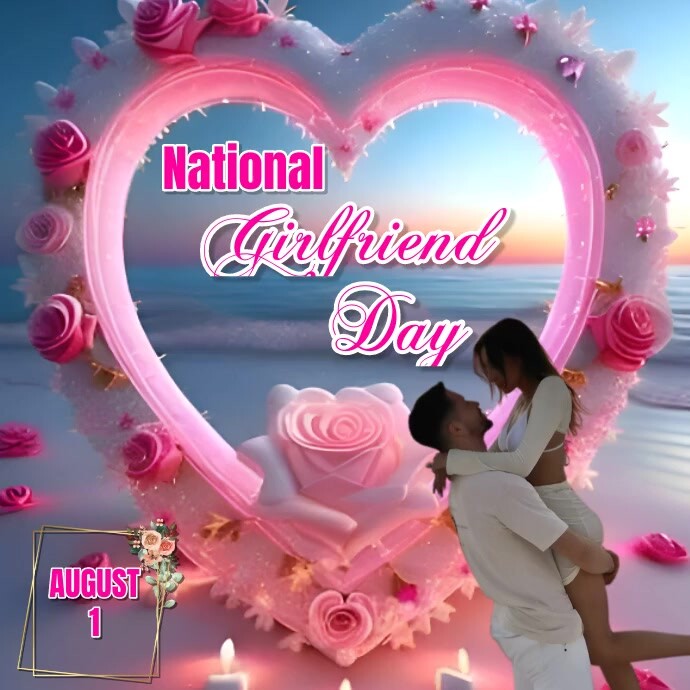 Pink Pastel Girlfriend Day Template Instagra | PosterMyWall