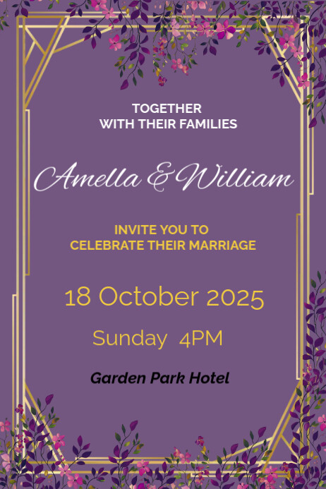 Pink Pastel Purple Poster Template | PosterMyWall