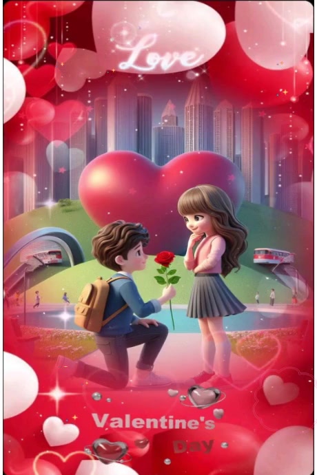 Copy of Pink Pastel Valentine's Day Templates Poster | PosterMyWall