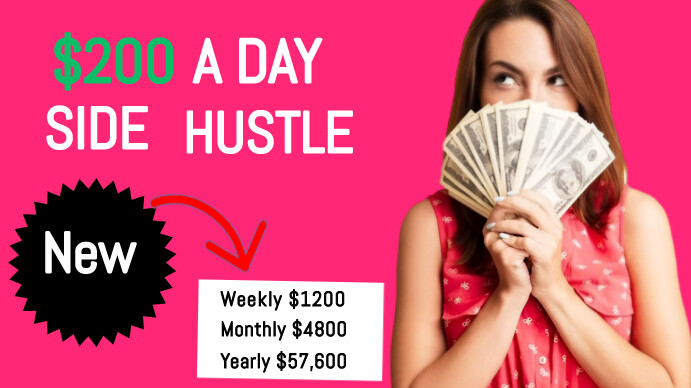 Pink Pink Background You Tube Thumbnail Pres Template | PosterMyWall