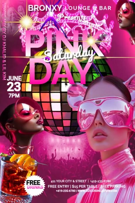 Copy of Pink Pink Day Poster | PosterMyWall