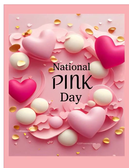 Plantilla de Pink Pink Day Video Flyer (us Letter) | PosterMyWall