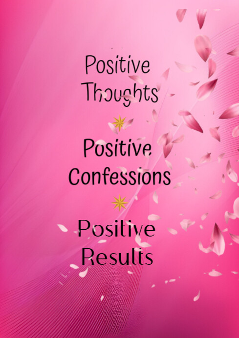 Copy of Pink Positive Mind | PosterMyWall