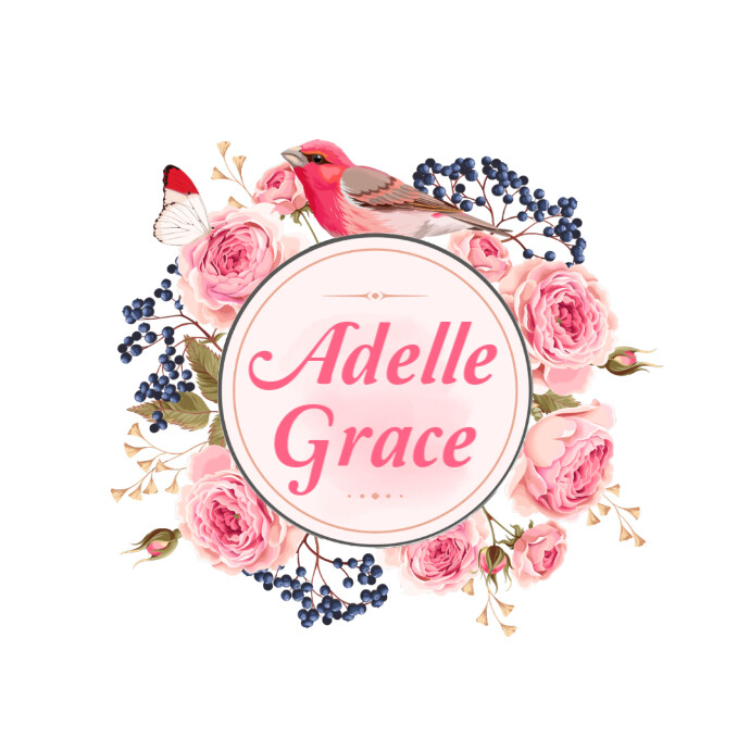 pink professional and pastel flower logo template | PosterMyWall