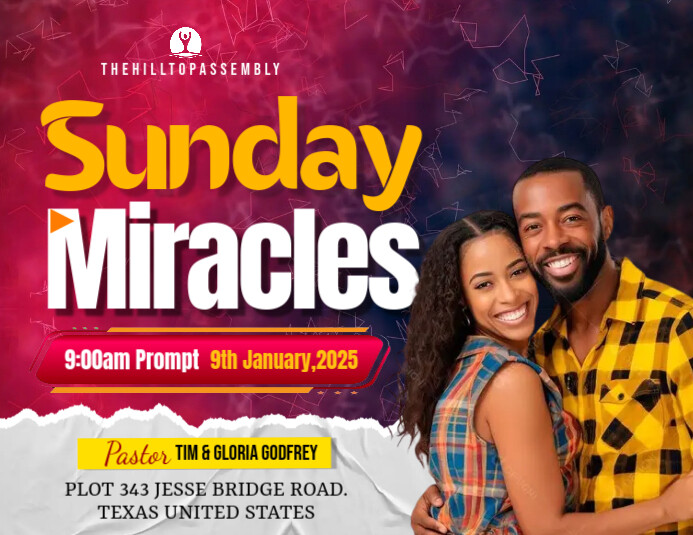 Copy of Pink Professional Church Flyer Flyer (us Letter) | PosterMyWall